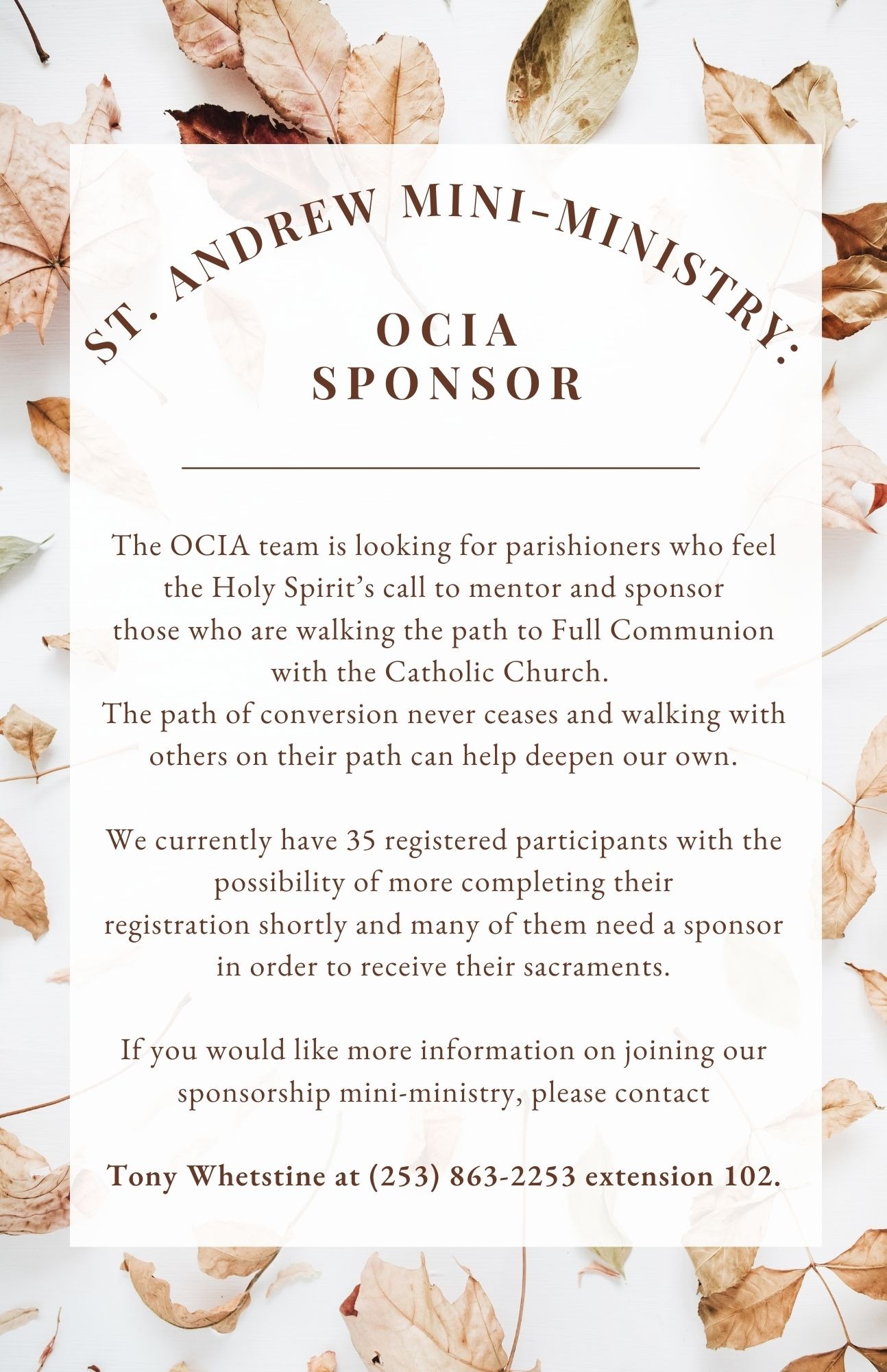 St. Andrew Catholic Church | Sumner, WA